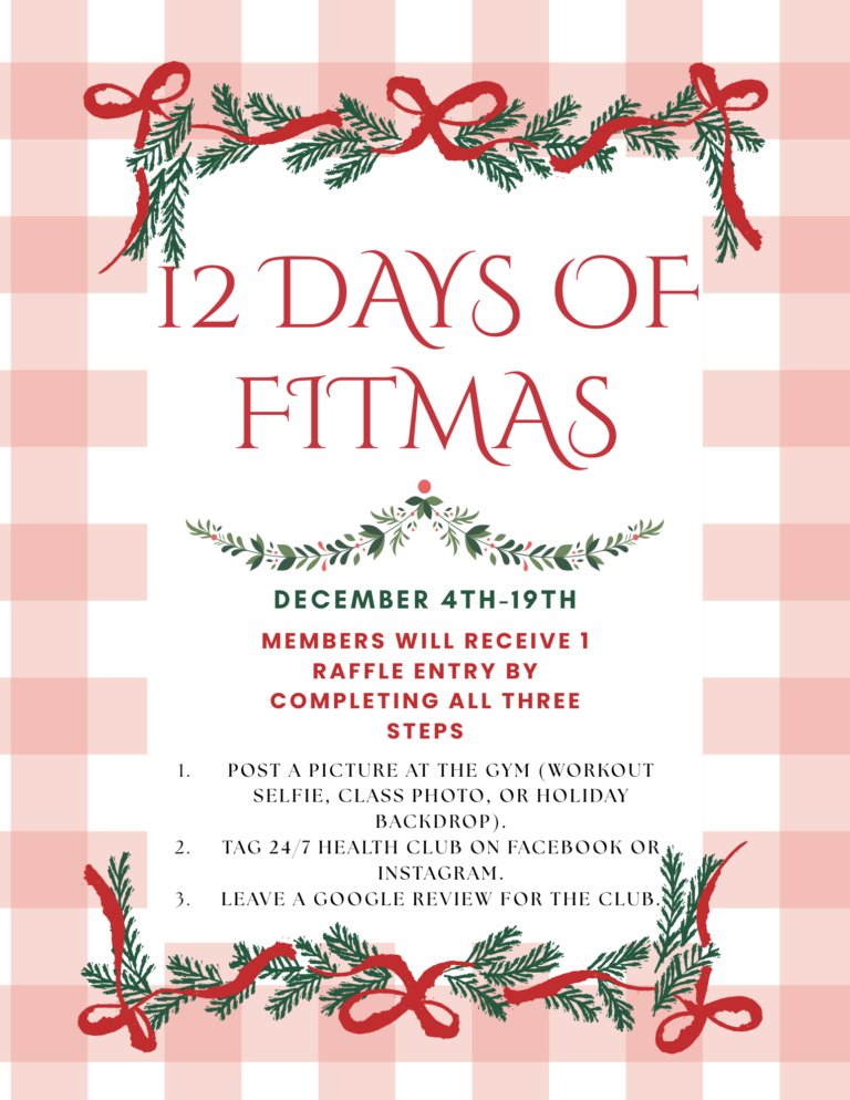 12 Days of Fitmas - 24/7 Health & Wellness Club